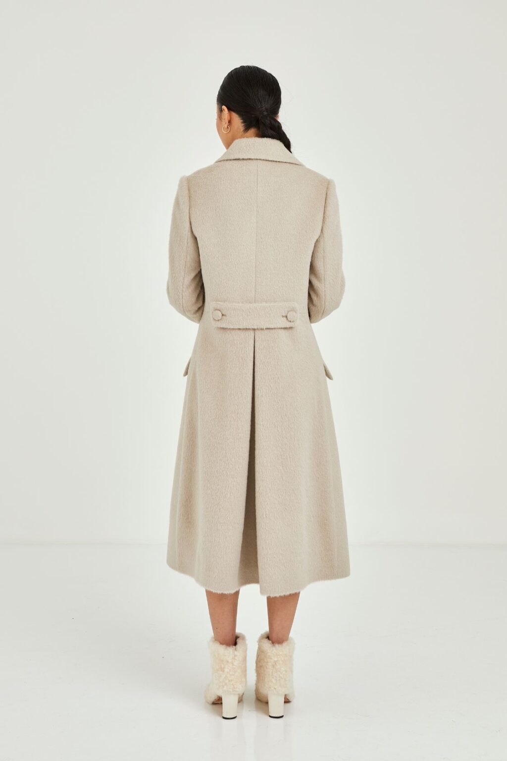 Four-button suri long coat - Tom Gutie