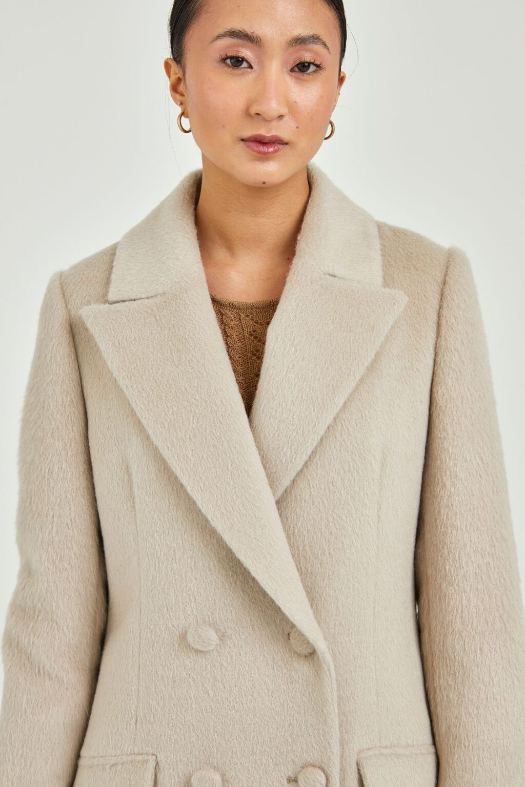 Four-button suri long coat - Tom Gutie