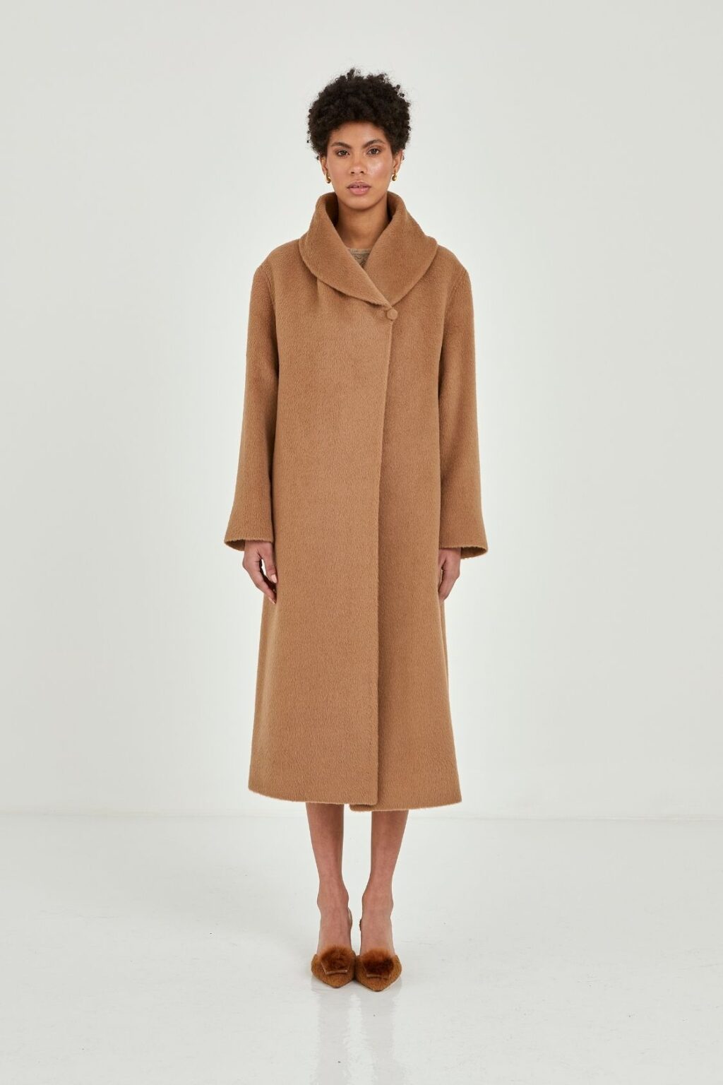 Heritage Camel One-Button Coat - Tom Gutie